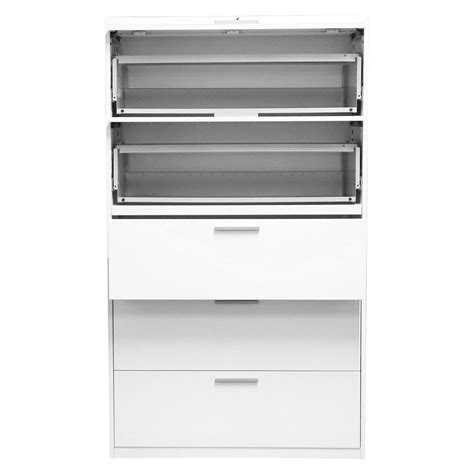 Teknion Ledger Lateral File Storage Cabinet White Preowned Rework Office Furniture