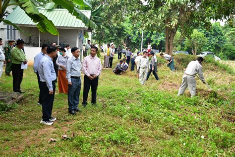 နေပြည်တော်ကောင်စီဥက္ကဋ္ဌ ဦးသန်းထွန်းဦး နေပြည်တော် ခုတင် ၁၀၀၀ ပြည်သူ့ဆေးရုံကြီးတွင် အတွင်းအပြင