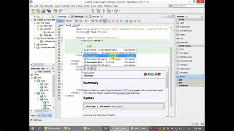 Lab01 Create Jsp Website Netbean Tomcat Youtube