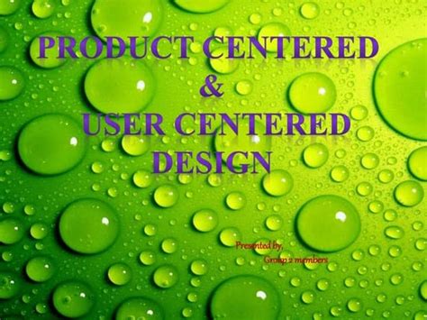 User Centered Design Ppt