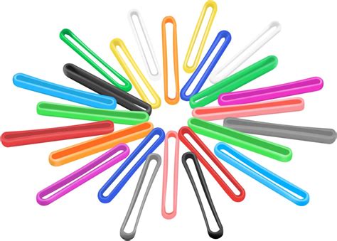 60 Pcs Silicone Rubber Bands 3 Inch Assorted Colors Rubber Bands Heavy Duty