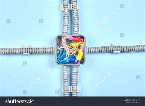 Installing Surface Mounted Wiring Junction Box Foto De Stock 1348260398 Shutterstock