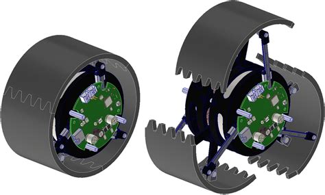 Cad Model Of The Transformable Wheel The Three Lobes That Form The Rim Download Scientific