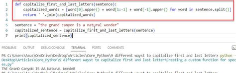 Capitalize The First And Last Letters Of Each Word In String