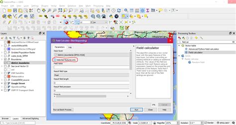 Field Calculator In Processing Toolbox Crashes QGIS When Checking The Selected Features Only