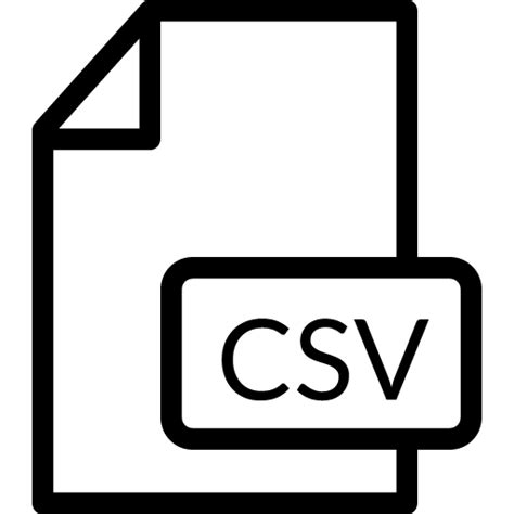 File Csv Icon Line Iconpack Iconsmind