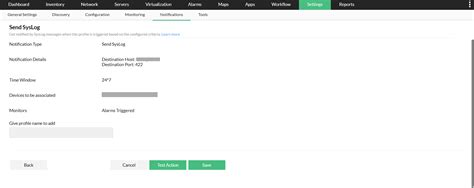 Syslog Profile OpManager Help