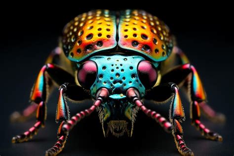 Premium Ai Image Insect World Unveiled Detailed Macro View Generative Ai