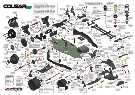 Schumacher Cougar Kr Exploded View K139 K140 • Rcscrapyard Radio