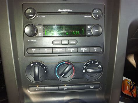 Shaker 500 Radio Faceplate Buttons Ford Mustang Forum