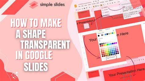 Learn How To Make A Shape Transparent In Google Slides Step By Step