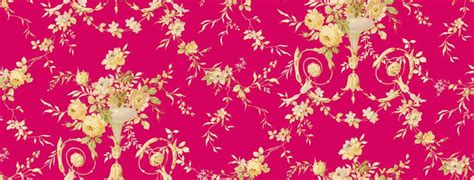 Lenagold Коллекция фонов Желто красные растительные узоры Узоры Фон