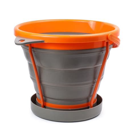 Asr Outdoor 10l Collapsible Bucket And Stand For Sifter Classifier
