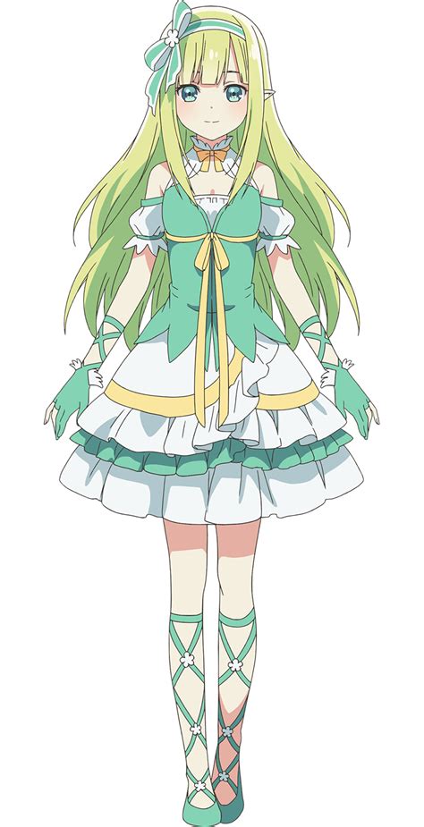 Safebooru 1girl Blonde Hair Elf Green Eyes Green Hair Highres Long