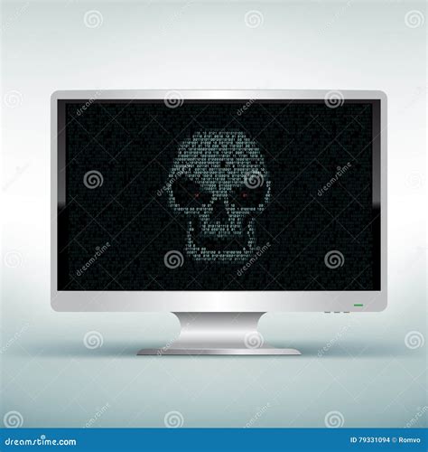 Skull Code Stock Image 6748177