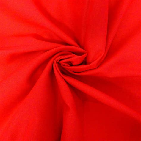 Red Cotton Fabric Premium Organic Cotton Solid Fabric Burnt Orange