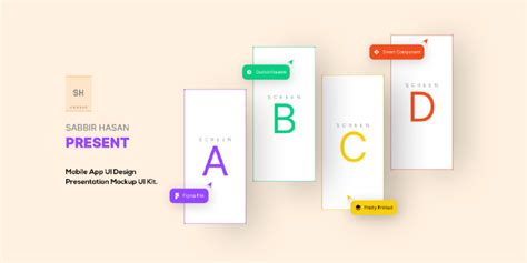 Mobile App Presentation Mockup Ui Kit Figma