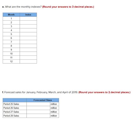 Solved Year Month Sales Chegg Com