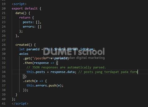 Kursus Codeiginter Private Online Halaman Detail Dengan Laravel Vuejs