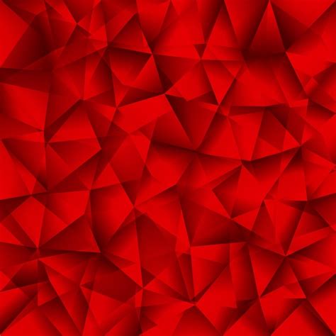 Premium Vector Abstract Geometric Pattern Red Triangles Background