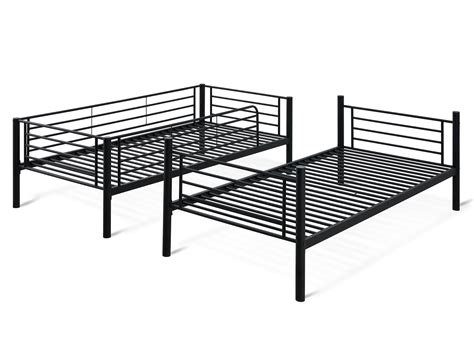Owen Single Metal Bunk Bed Frame Black