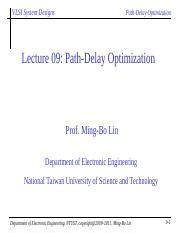 Path Delay Optimization In VLSI System Designs Strategies For Course Hero
