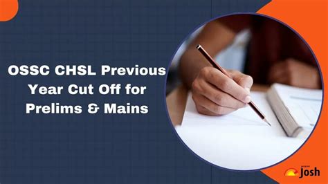 OSSC CHSL Cut Off Prelims Mains Previous Year Cut Off Marks