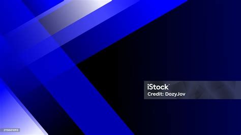 파란색 대각선 빛나는 사각형 리본 스트립 위에 진한 파란색과 검은 색 복사 공간 프리젠 테이션 배경 0명에 대한 스톡 벡터 아트