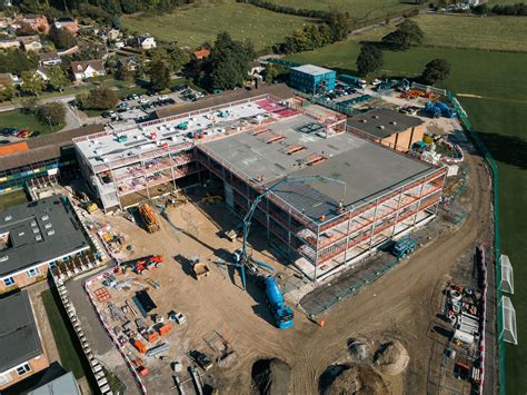 Construction Milestone Celebrated With Mp Visit To Woldgate School Labm