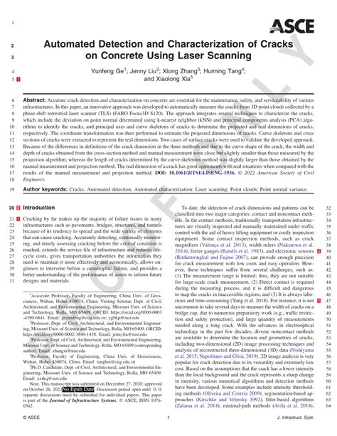 Pdf Automated Detection And Characterization Of Cracks On Concrete