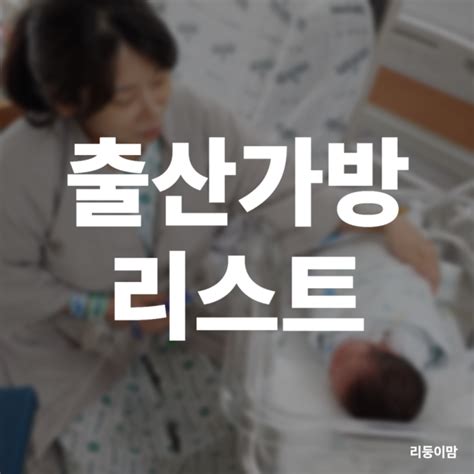 출산가방 리스트 제왕절개 출산준비물 캐리어 준비 시기 W엑셀 네이버 블로그