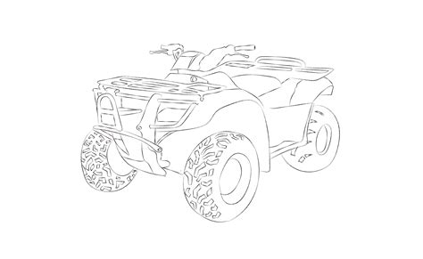 Drawing Of A Quad 50765272 Png