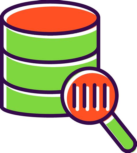 database scanning filled design icon 44108517 vector art at vecteezy