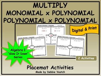 Multiply Monomial X Polynomial AND Polynomial X Polynomial Distance Learning