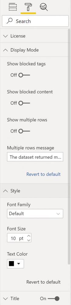 Power BI Visual Shielded HTML Viewer
