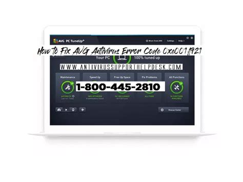 Ppt How To Fix Avg Antivirus Error Code 0xe001f921 Powerpoint