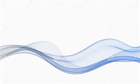 Smooth Undulating Flow Of An Abstract Blue Wave Stock Illustration Illustration Of Line Wavy