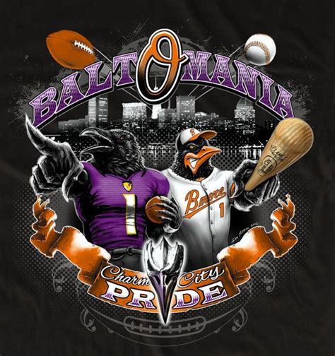New Baltomania Ravens Orioles Birds Baltimore City Background Hooded
