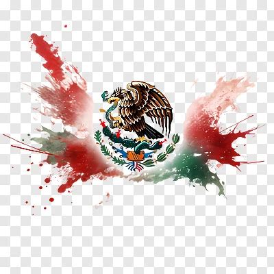 Mexican Flag Eagle