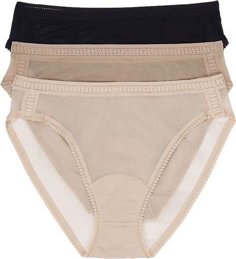 Ongossamer Womens Gossamer Mesh Hi Cut Brief Panty At Amazon Womens