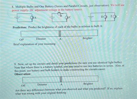 Solved 10 Another Circuit Prediction Brief Explanation