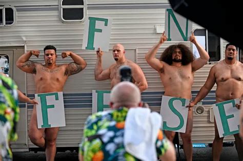 Eagles Offensive Linemen Showed More Than Their Naked Bodies To Espns