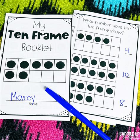 Teaching Number Sense With 10 Simple Ten Frame Activities Saddle Up For 2nd Grade