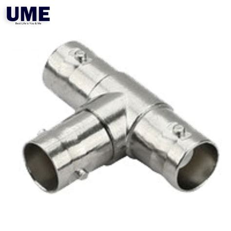 Bnc Female Connector Bnc Rf Coaxial Adapter Bnc T Type Female To 2 Female Splitter Tf2f Shopee
