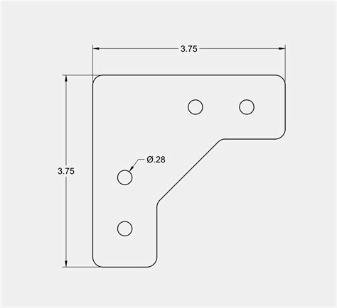 Aluminum L Bracket Alcobra Metals