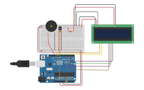 circuit design aula 11 lcd tinkercad