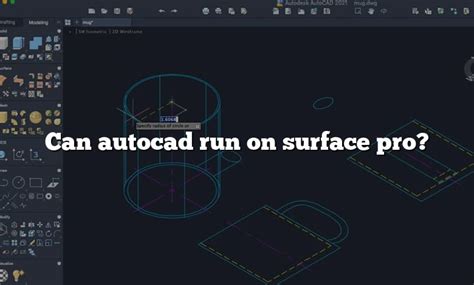 Can Autocad Run On Surface Pro