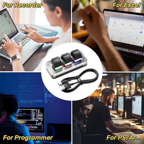 Rgb Mini Cut Copy Paste Keyboard Hotswap Key Gaming Mechanical Keyboard USB Type C สาหรบ