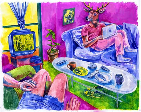 Living Room By Lisa Hanawalt