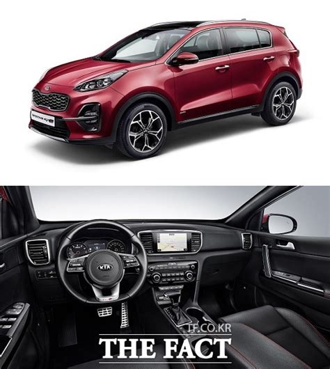 기아차 스포티지 부분변경 모델 디자인 최초 공개 경제 기사 더팩트